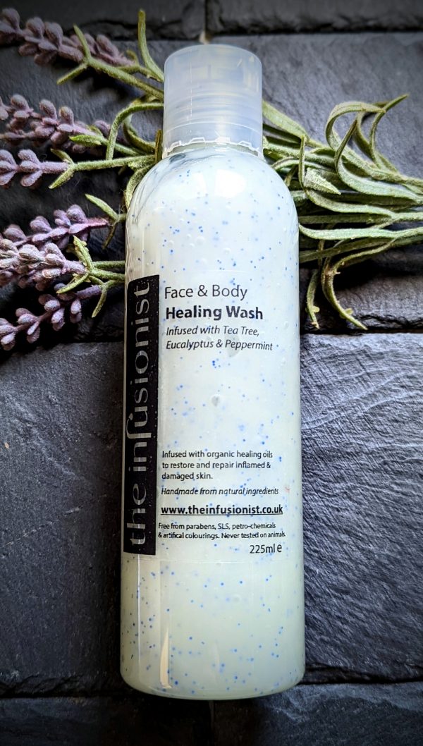 Healing Wash - 225ml - Peppermint, Tea Tree & Eucalyptus - The Infusionist
